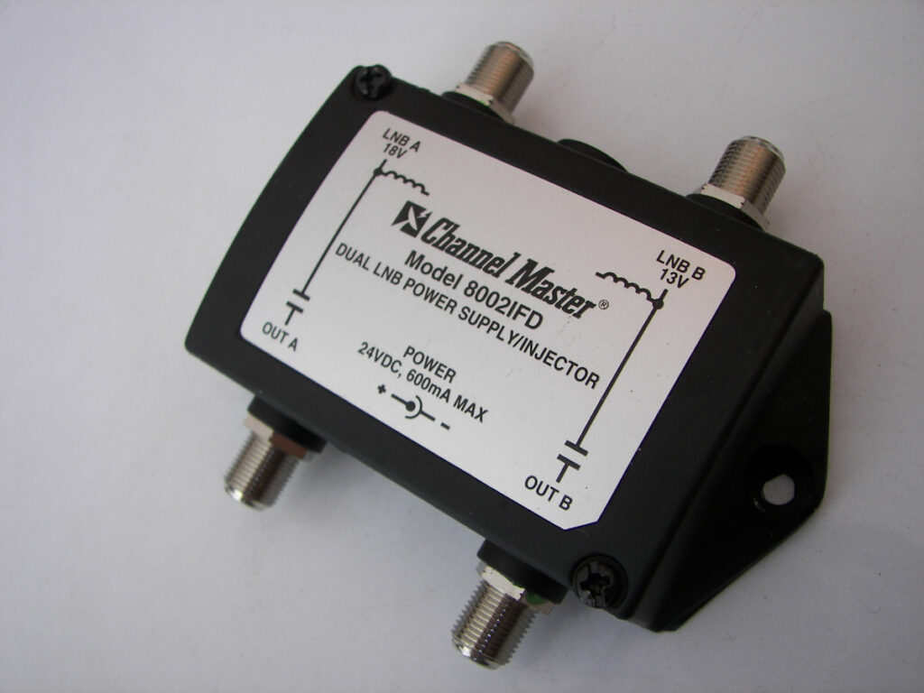 Channel Master 8002IFD Dual LNB Power Supply Injector InLine Amplifier ...